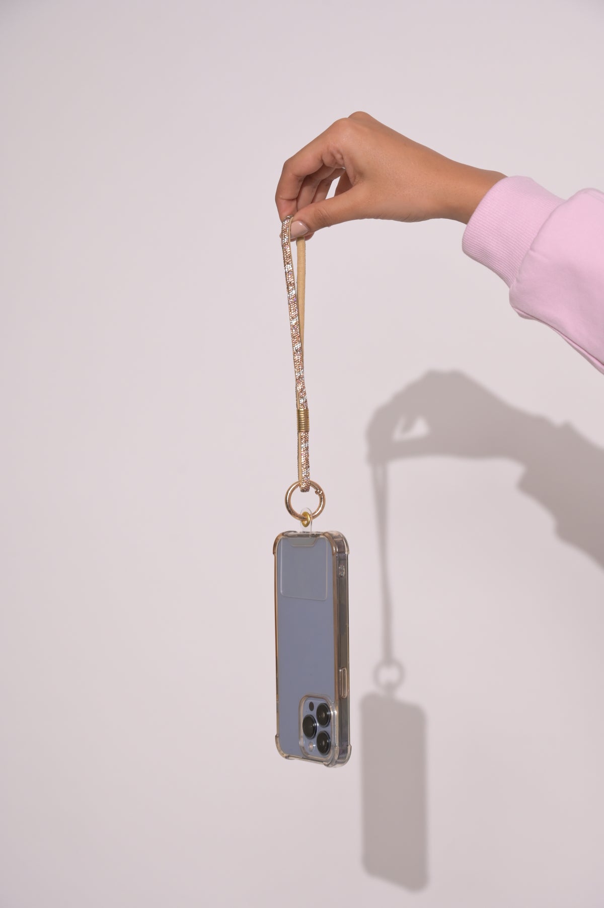 Gold Stripe Diamond Lanyard | THE HOUSE OF FAYE