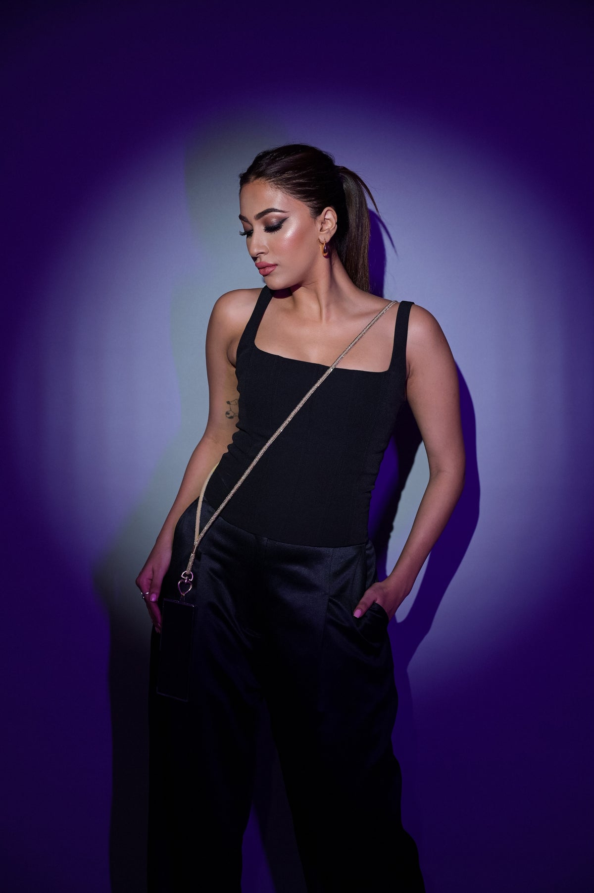 Gold Pearl Diamond sling | HOUSE OF FAYE